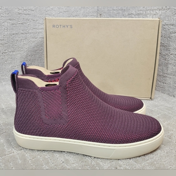 Rothy's | Shoes | Rothys The Chelsea Womens Size Us 7 8 1 Berry Lattice ...